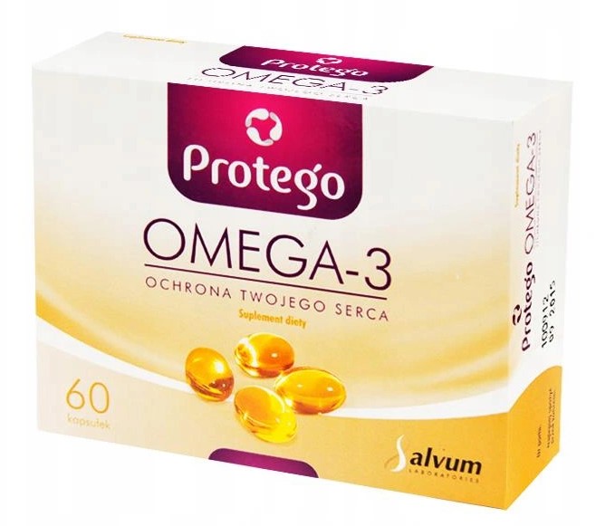 Protego Omega-3 60 kapsułek (5902020378082) • Cena, Opinie • Układ krążenia 14464020102 • Allegro