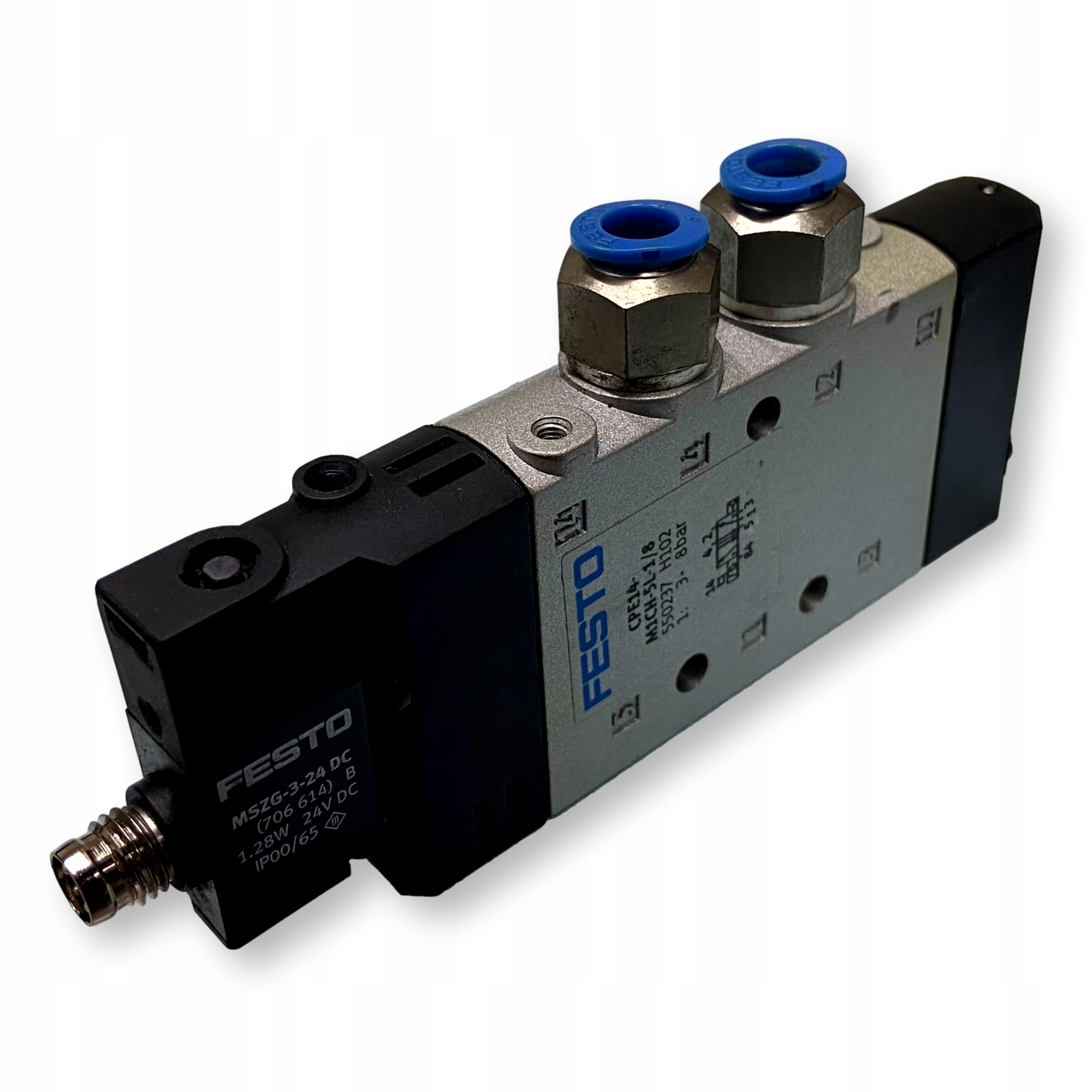 ELEKTROZAWÓR PNEUMATYCZNY 5/2 24V DC FESTO CPE14-M1CH-5L-1/8 CPE14 • Cena, Opinie • Pneumatyka ...