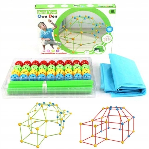 87pc Kids' Build Your Own Den Set za 81,56 zł z kunming - Allegro.pl ... 87pc Kids' Build Your Own Den Set za 81,56 zł z kunming - Allegro.pl ...