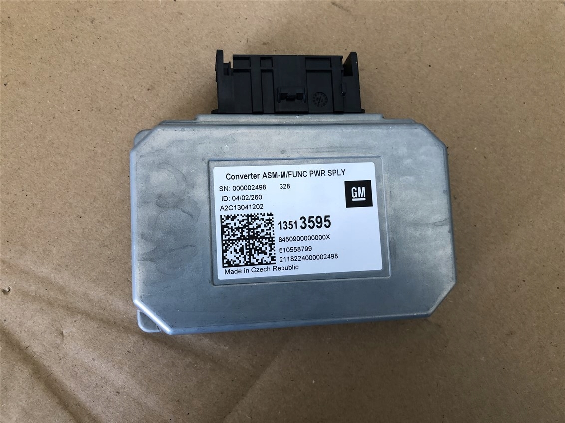 MODUŁ KONWERTER NAPIĘCIA OPEL ASTRA K V 15-20R. MODUŁ KONWERTER NAPIĘCIA 13513595 OPEL ASTRA K V ...