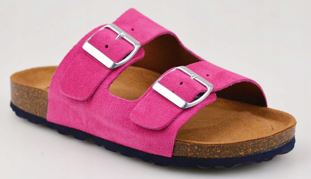 IZZI Klapki Skórzane Fuksja ALEX FUCHSIA r.37 • Cena, Opinie • Casual ...