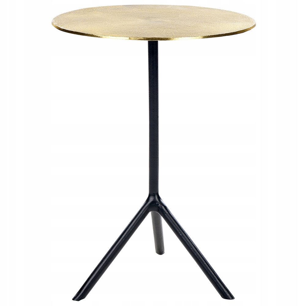 Konsola Beliani ERAVUR okrągły 36 x 36 x 50cm czarny, złoty (4255664818225) • Cena, Opinie ...