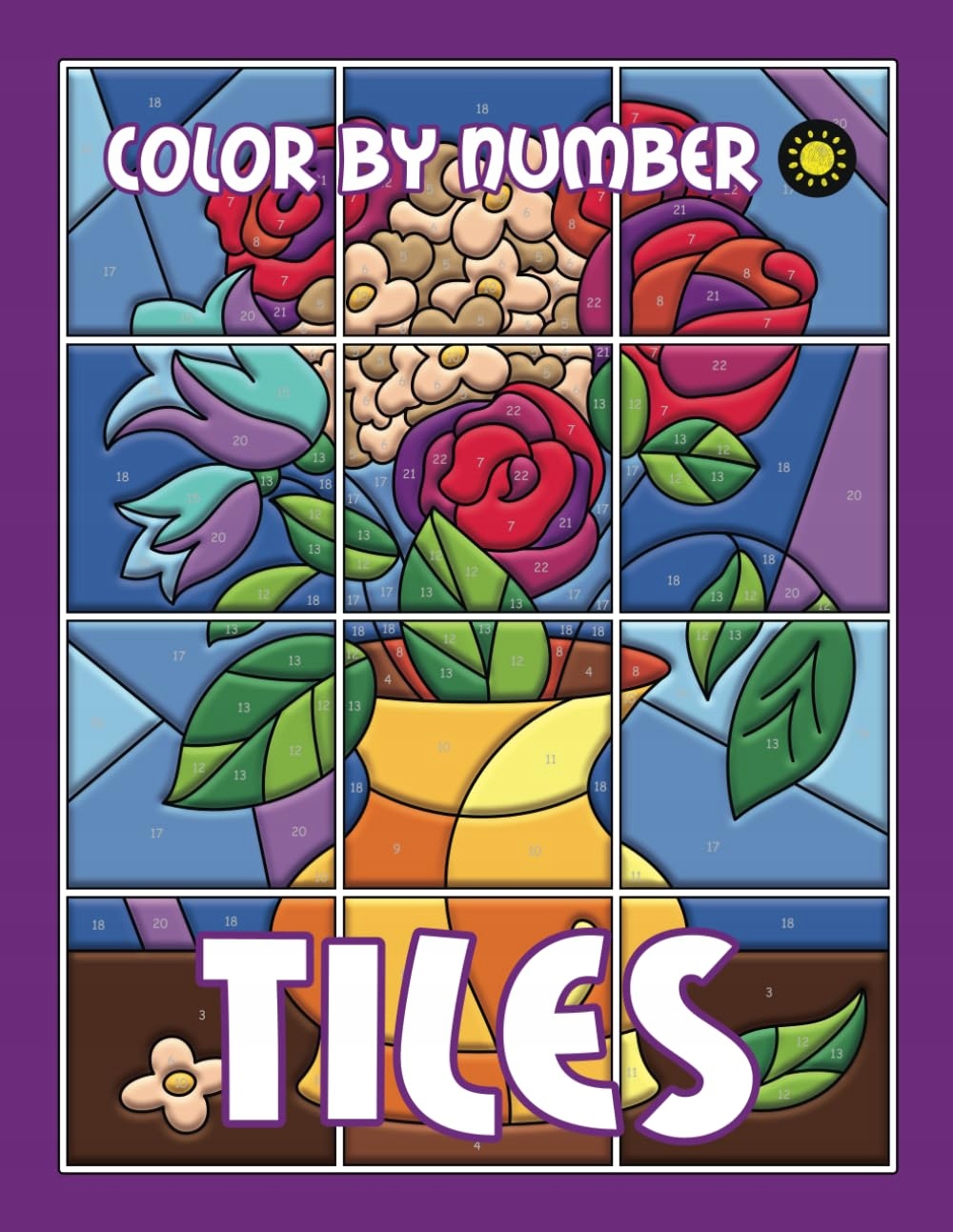 TILES Color By Number: Activity Color By Number Coloring Book for ...