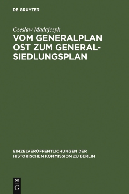 Купить ЭЛЕКТРОННАЯ КНИГА Vom Generalplan Ost zum Generalsiedlungsplan ...