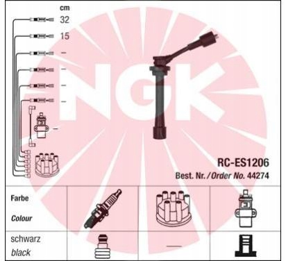 PRZEWODY ZAPŁONOWE NGK RC-ES1206 SUZUKI BALENO 087295442746 za 135.62PLN z krakow - Allegro ...