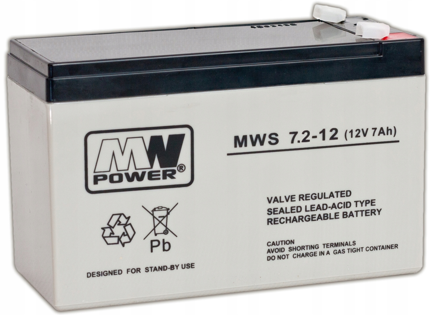 SOLIDNY AKUMULATOR AGM VRLA 7.2Ah 12V BEZOBSŁUGOWY BATERIA (WYMIAR 7Ah) MWS - Sklep, Opinie ...