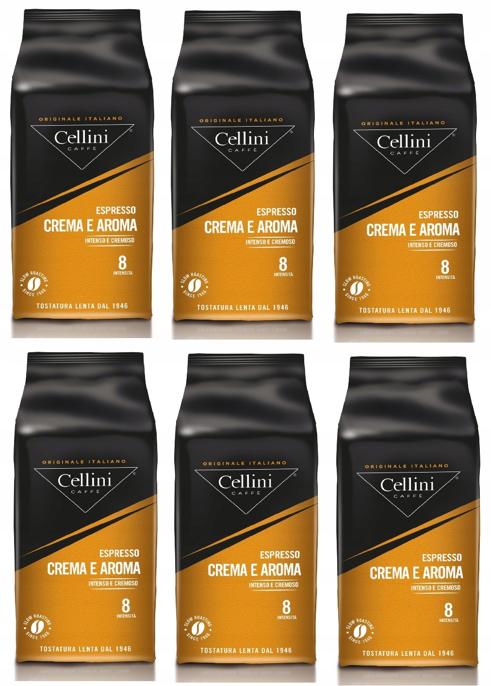 Kawa CELLINI CREMA E AROMA 6x1kg ziarnista (18002730600047) • Cena ...