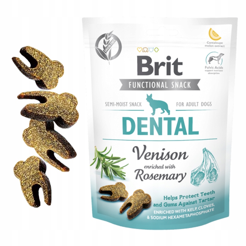 Brit Care Dog Functional Snack DENTAL VENISON 150g (8595602539949 ...