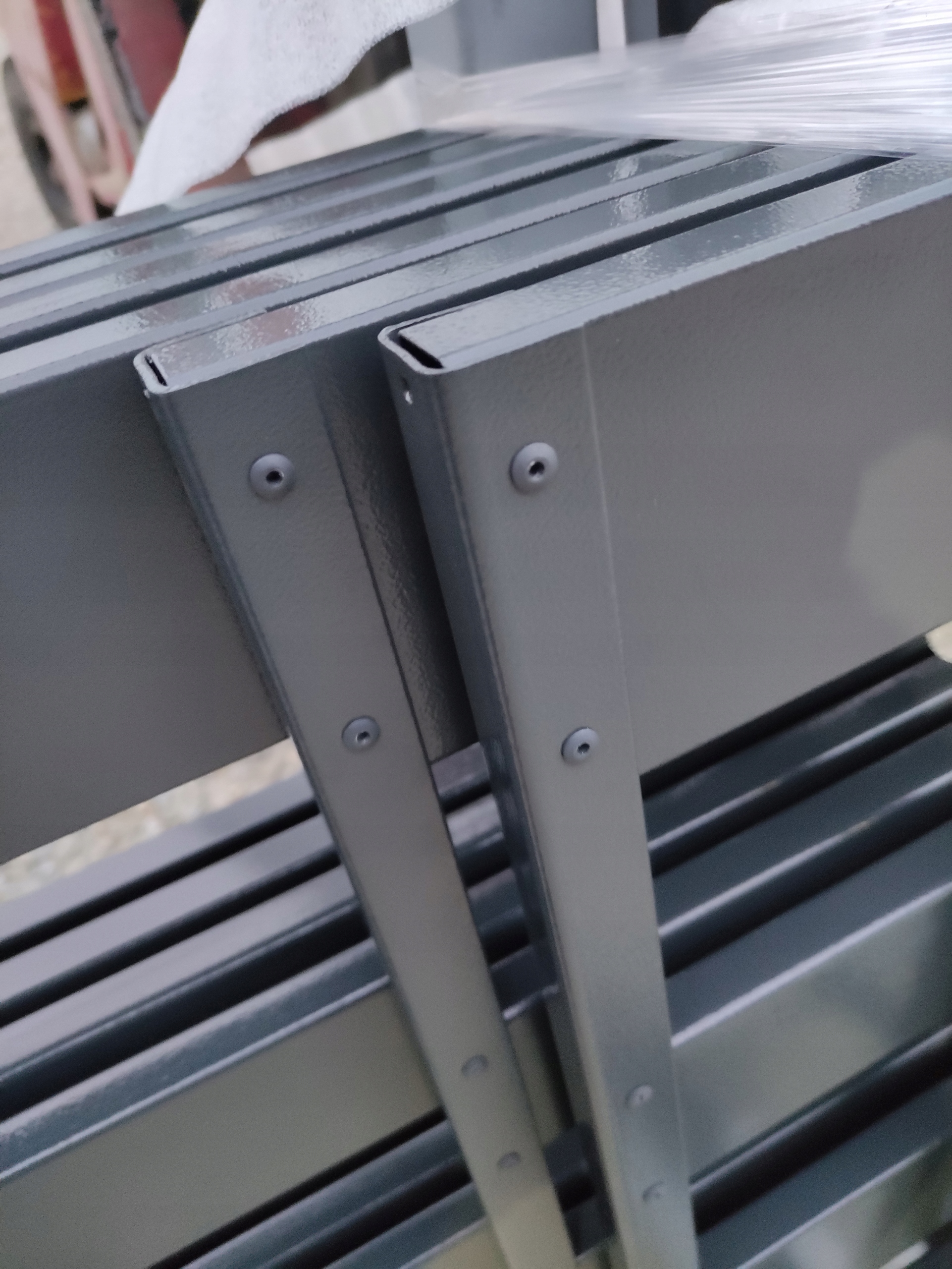 Profil stalowy ocynkowany 100X20 MALOWANY PROSZKOWO RAL 7016 ANTRACYT ...