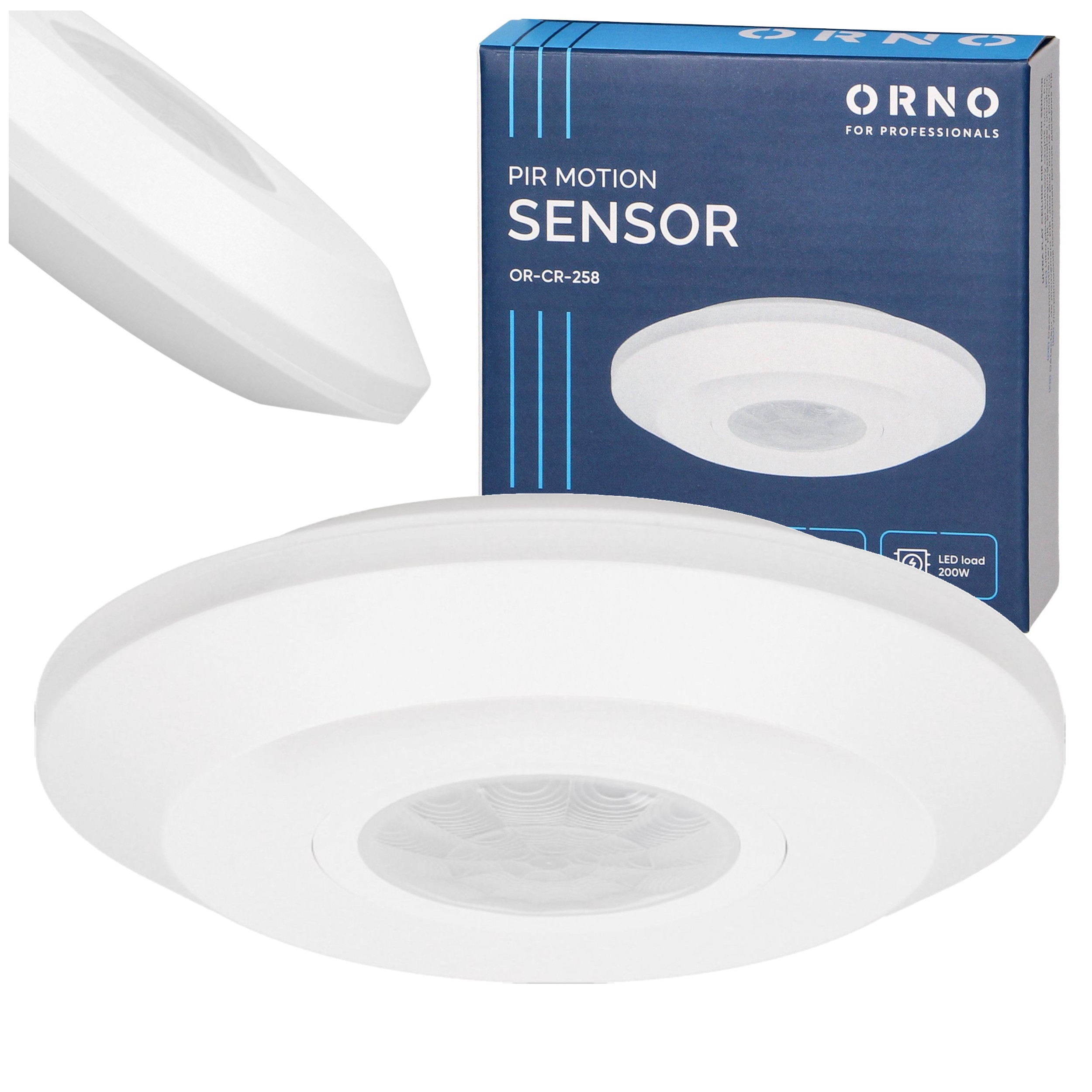 Czujnik ruchu 360' płaski ORNO OR-CR-258 biały (5900378650270) • Cena ...