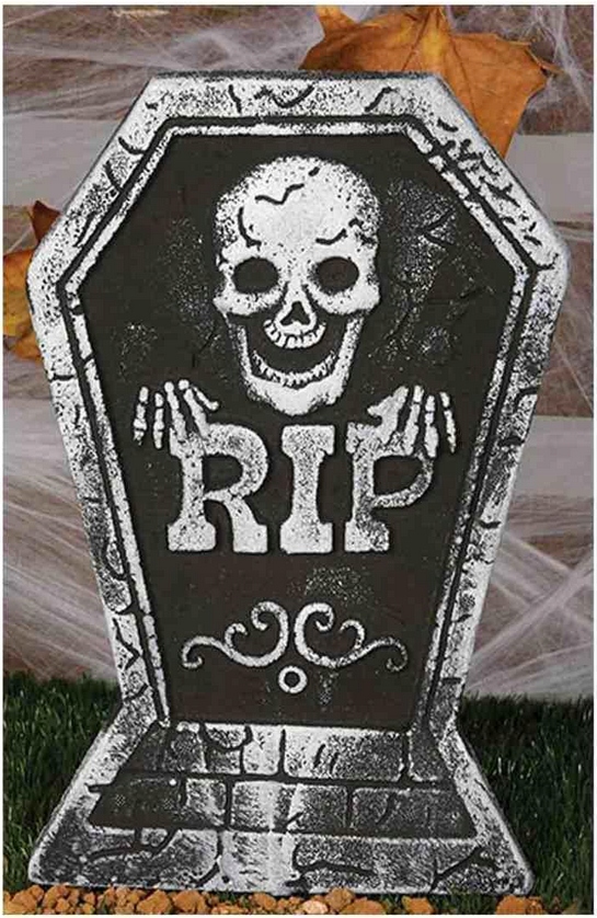Nagrobek Grób Halloween Czacha RIP Śmierć 38x27cm - porównaj ceny ...