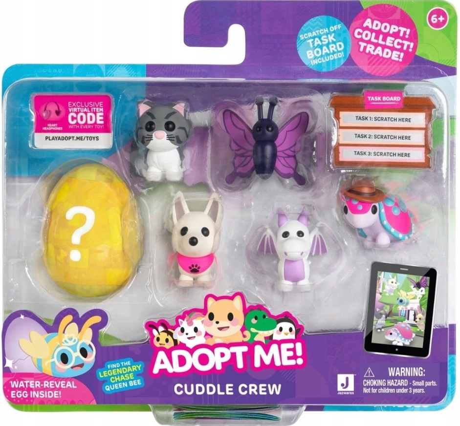 Adopt Me! - Zestaw Cuddle Crew 6 figurek + niespodzianka AME0211 ...