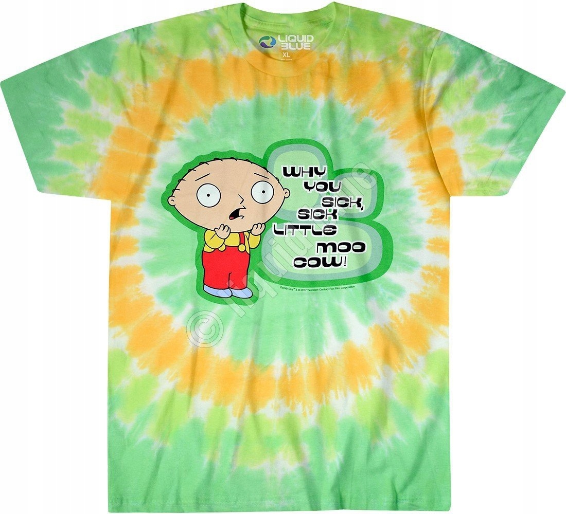 Griffinovi (Family Guy) - Nemocná Malá Kráva - Liquid Blue M, • Ceny ...