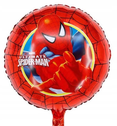BALON FOLIOWY SPIDERMAN DUŻY OKRĄGŁY 45cm (9785454522834) • Cena ...