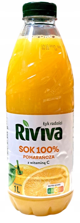 Riviva Sok Pomarańczowy Biedronka - Niska cena na Allegro
