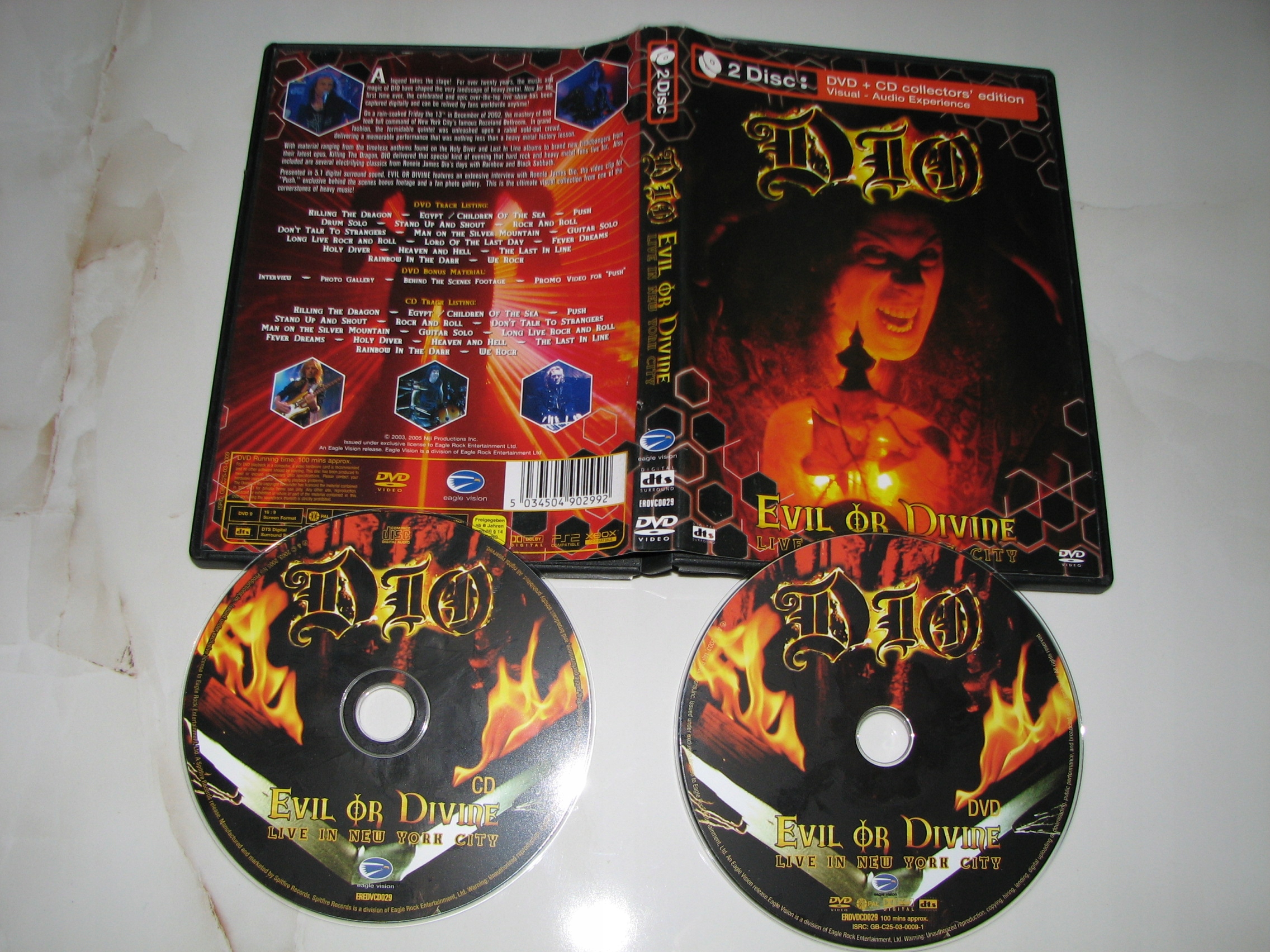 Dio Evil Or Divine Live In New York City CD + DVD 13730368450 - Sklepy ...