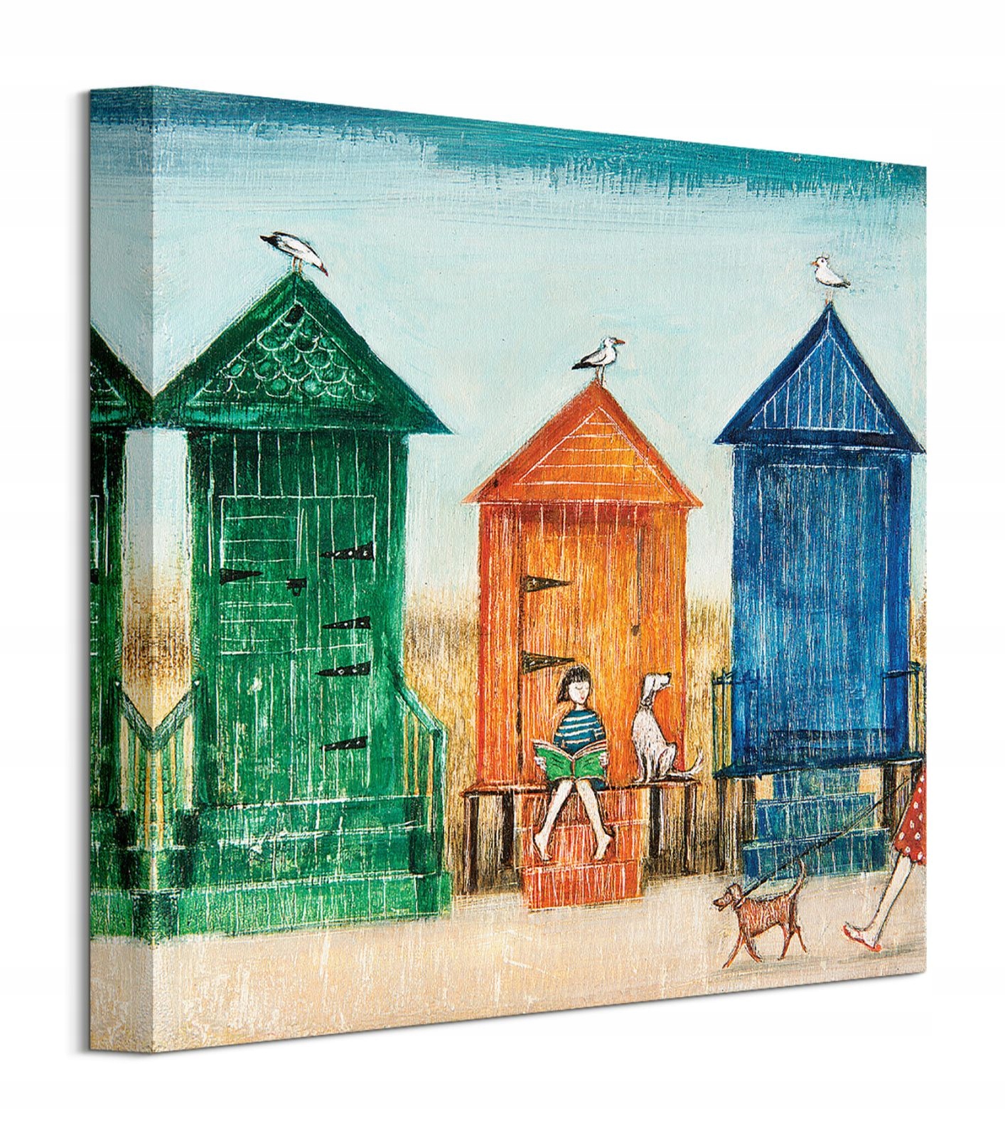 Obraz na ścianę Joe Ramm Domki na Plaży 30x30 cm (5051265983664) • Cena ...