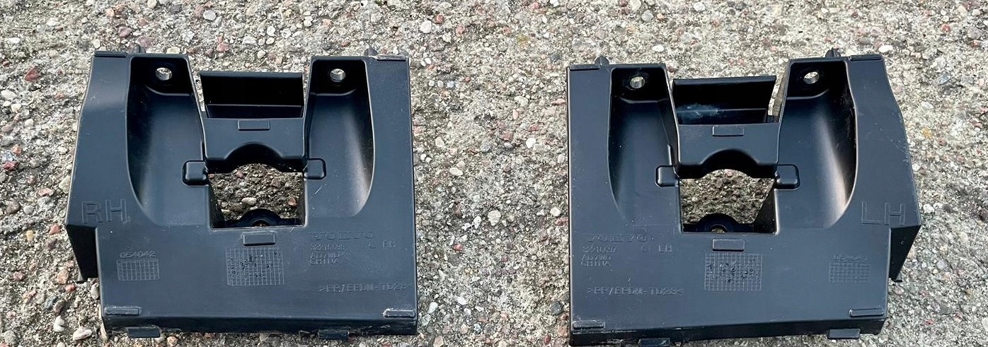 Volvo XC60 II lift 2023 XC90 mocowanie uchwyt ślizg błotnika lewy prawy ...