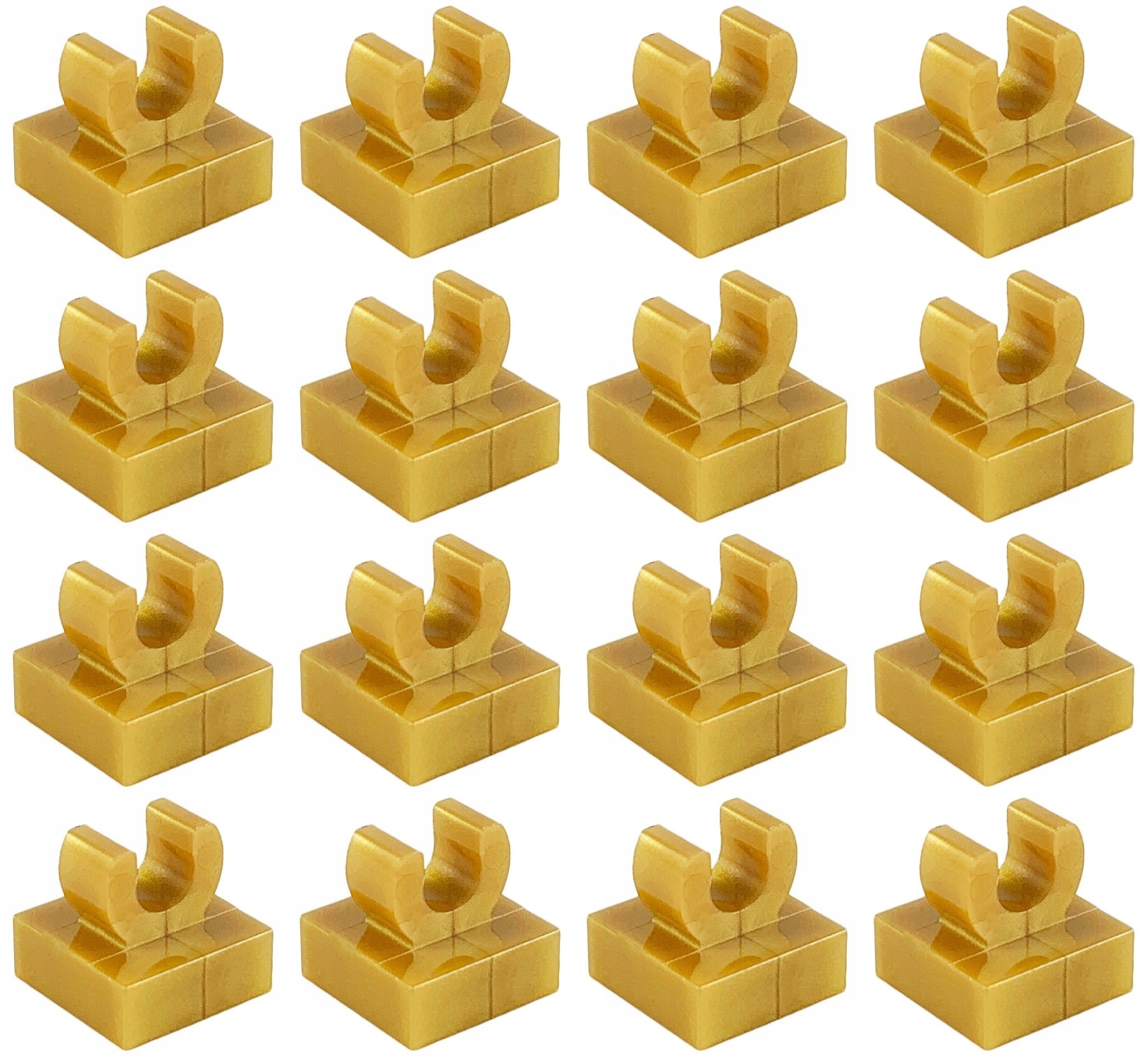 LEGO 15712 TILE UCHWYT 1x1 złoty perłowy (3g) 16 szt. 13362474616 ...