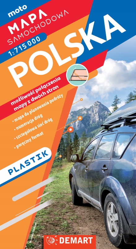 Polska mapa samochodowa 1:715 000 Praca zbiorowa - 17.00PLN - Allegro ...