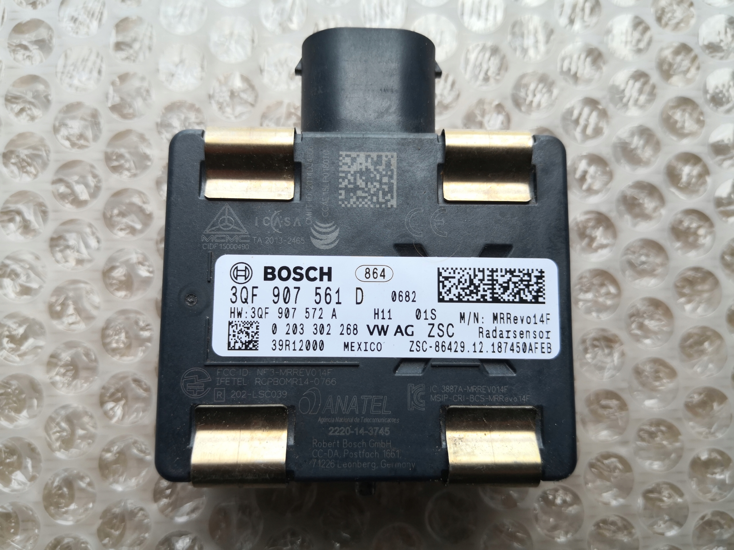VW AUDI SEAT SKODA 3QF RADAR SENSOR ACC DISTRONIC za 490.00PLN z ...