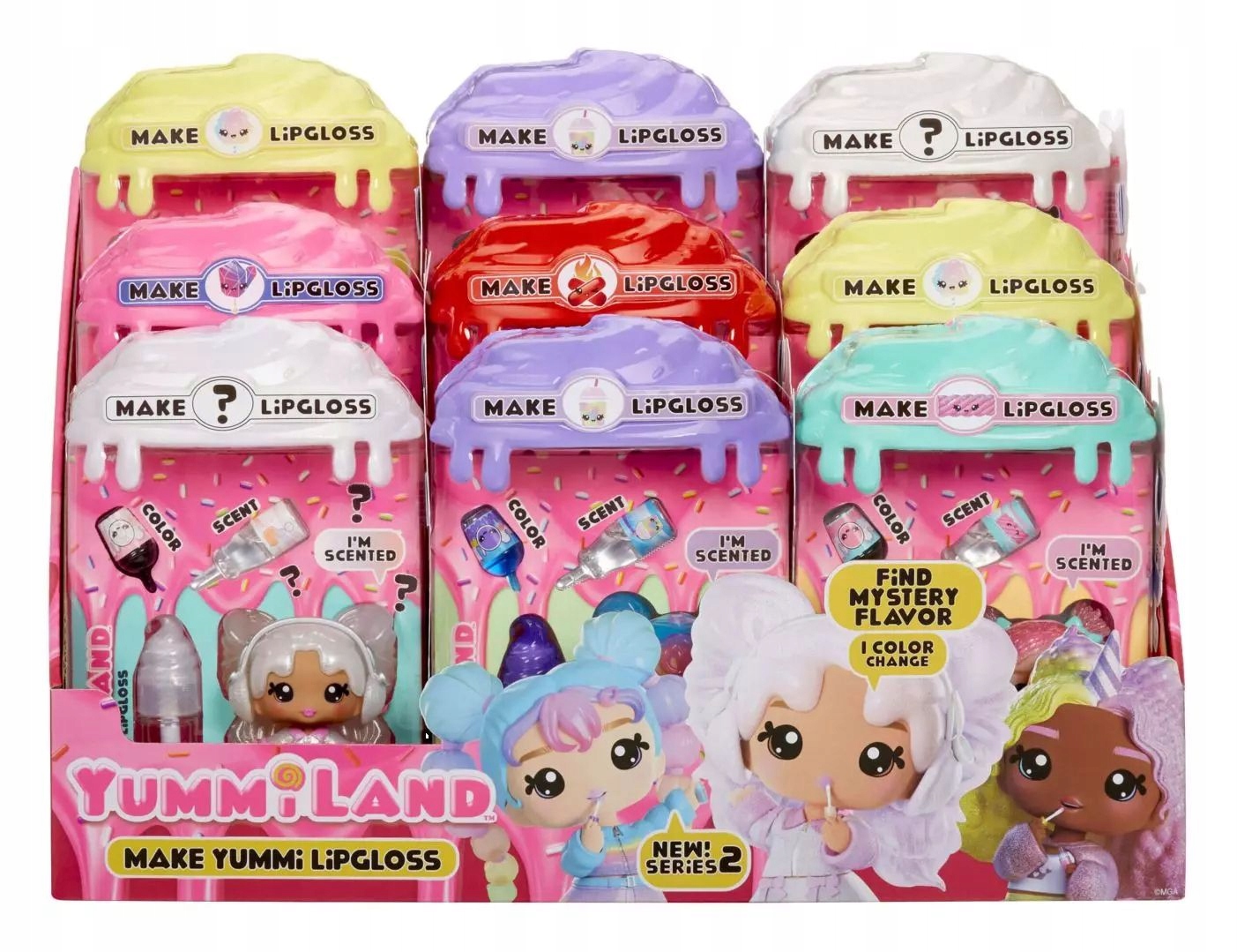YUMMILAND: LIP GLOSS DOLL SERIES 2+MYSTERY CHASE CORE ASST IN PDQ ...