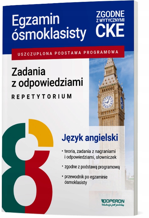 Egzamin ósmoklasisty 2026 Angielski Repetytorium praca zbiorowa (17872155763) | Podręcznik do ...