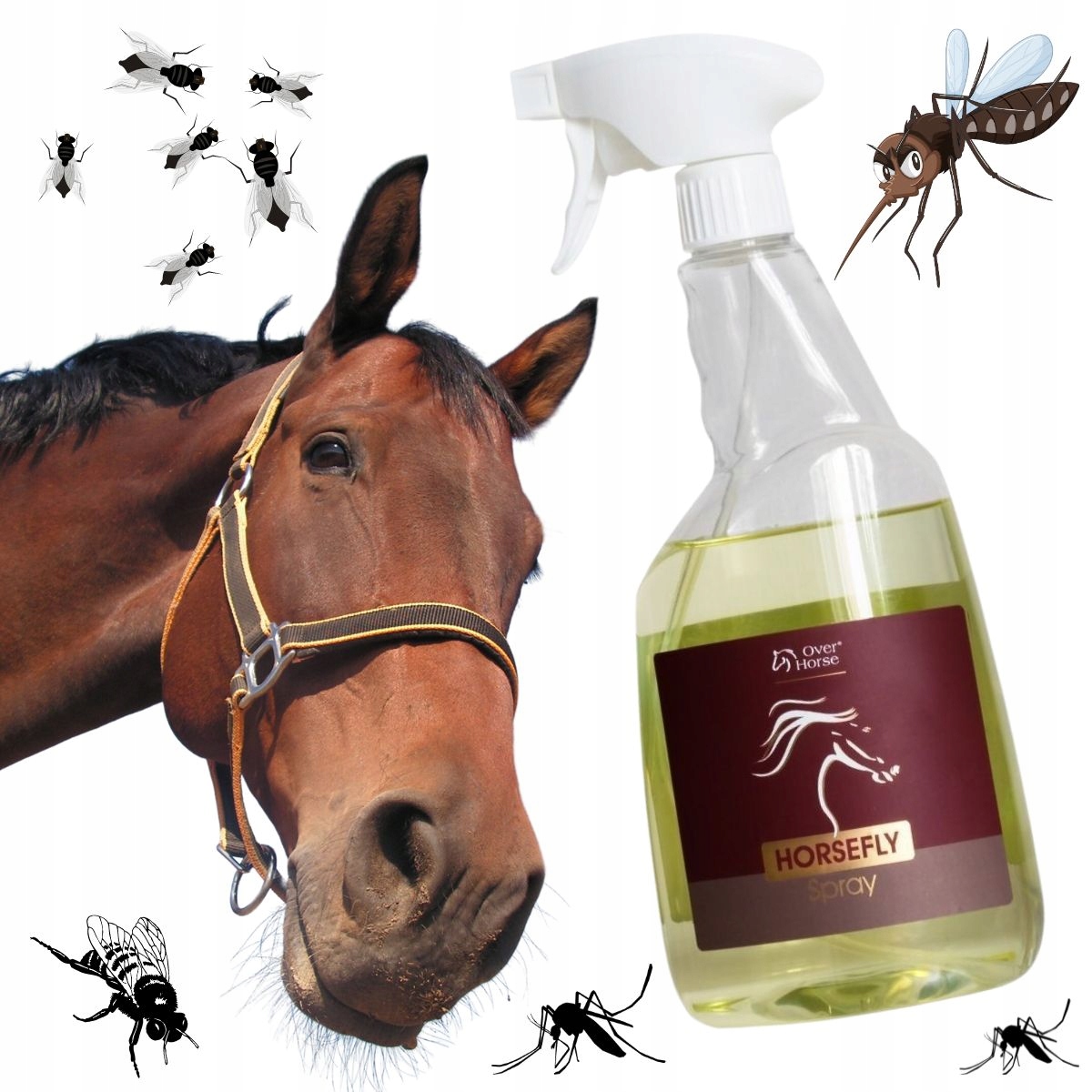 Preparat dla koni ODSTRASZAJĄCY owady HorseFly - 570073 - 13765261315 ...
