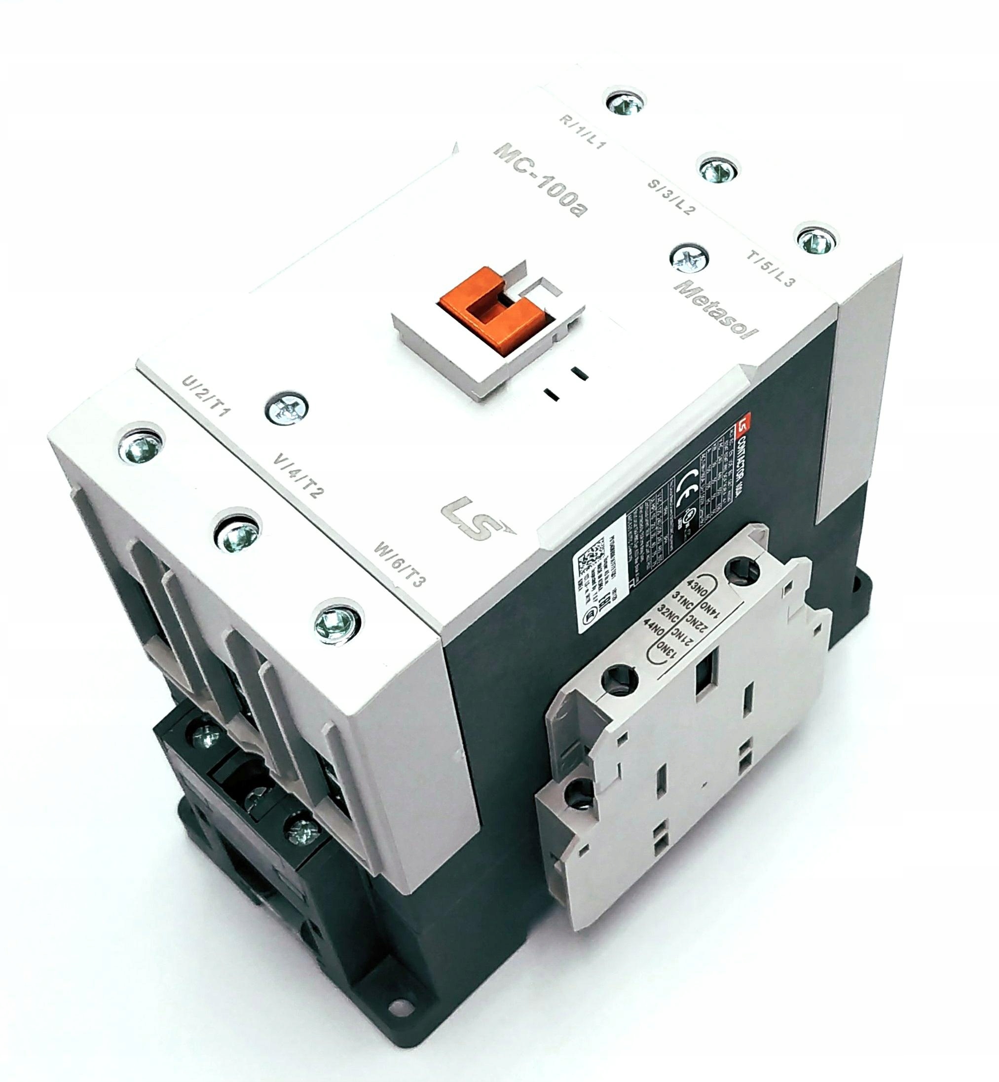 LS MC-100a 100A 55kW 3P 230VAC NO+NC Stycznik (8809512829800) • Cena, Opinie • Styczniki i ...