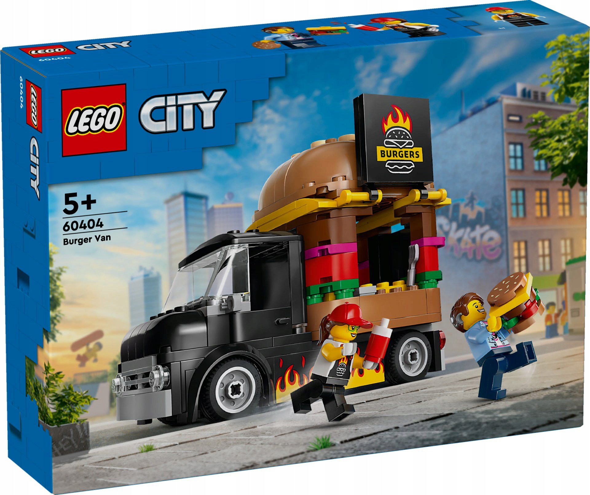 KLOCKI LEGO CITY 60404 CIĘŻARÓWKA Z BURGERAMI / BURGER TRUCK ...