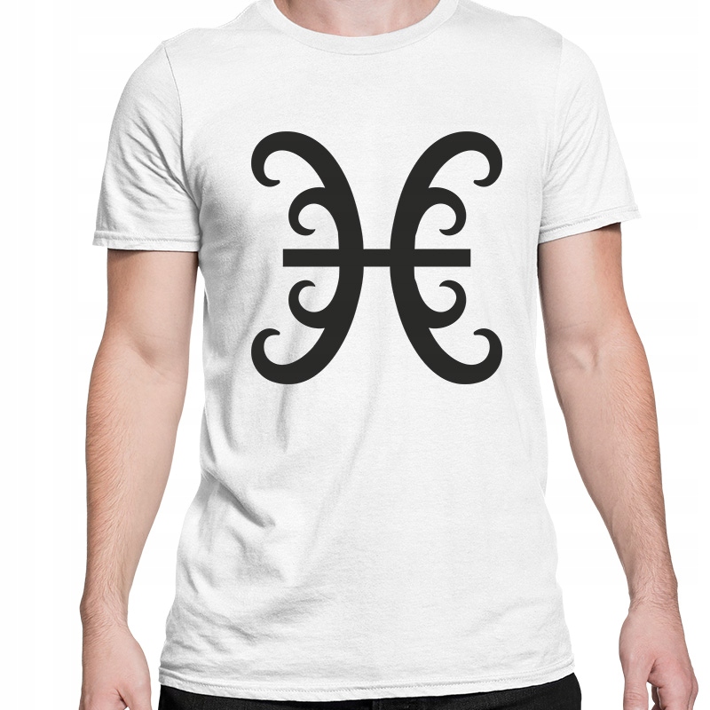 koszulka symbol ryb pisces astrologia dla zodiakary, znak zodiaku ...