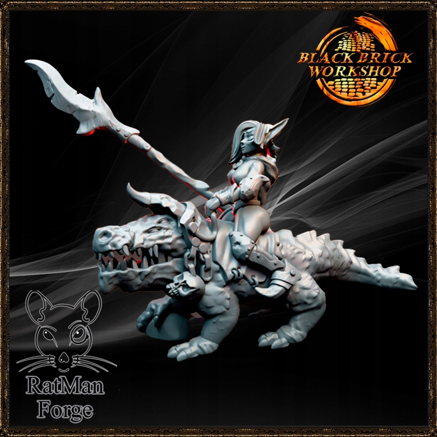 Goblin rider 2 |RatMan Forge| - Proxy modell asztali/DnD/GURPS számára ...