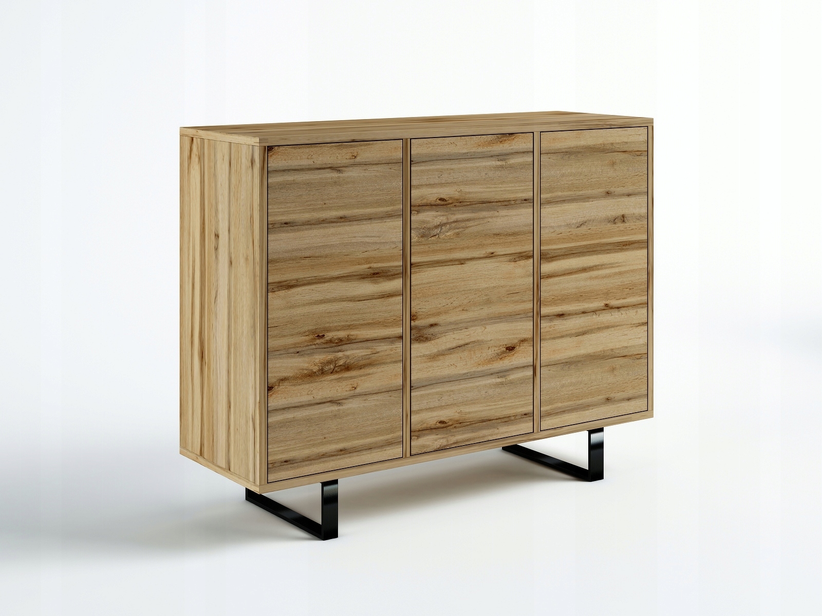 KOMODA LOFT INDUSTRIALNA 120 3D WOTAN / POŁYSK • Cena, Opinie • Komody ...