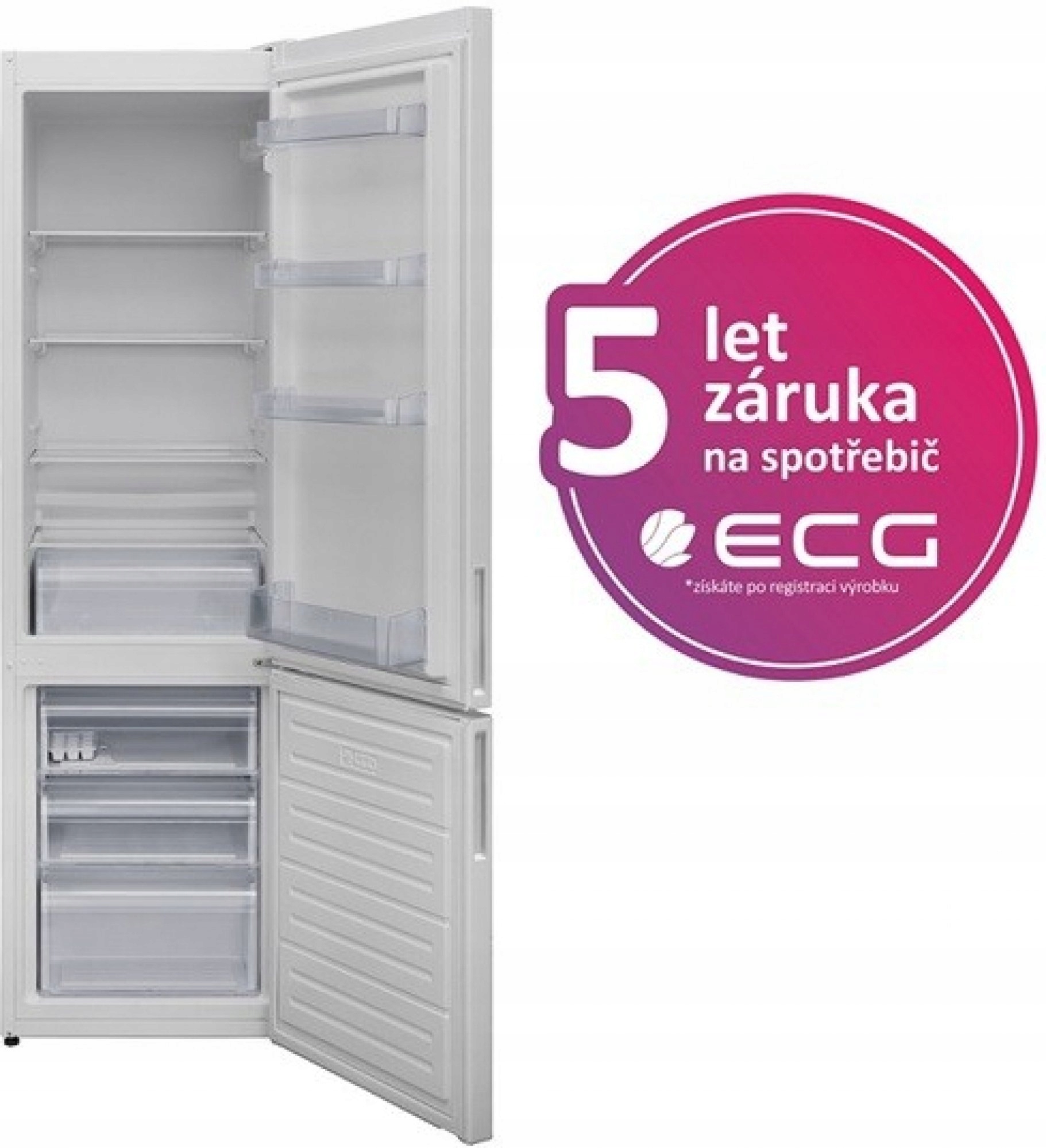 Kétajtós hűtőszekrény ECG ERB 21800 WF - Allegro