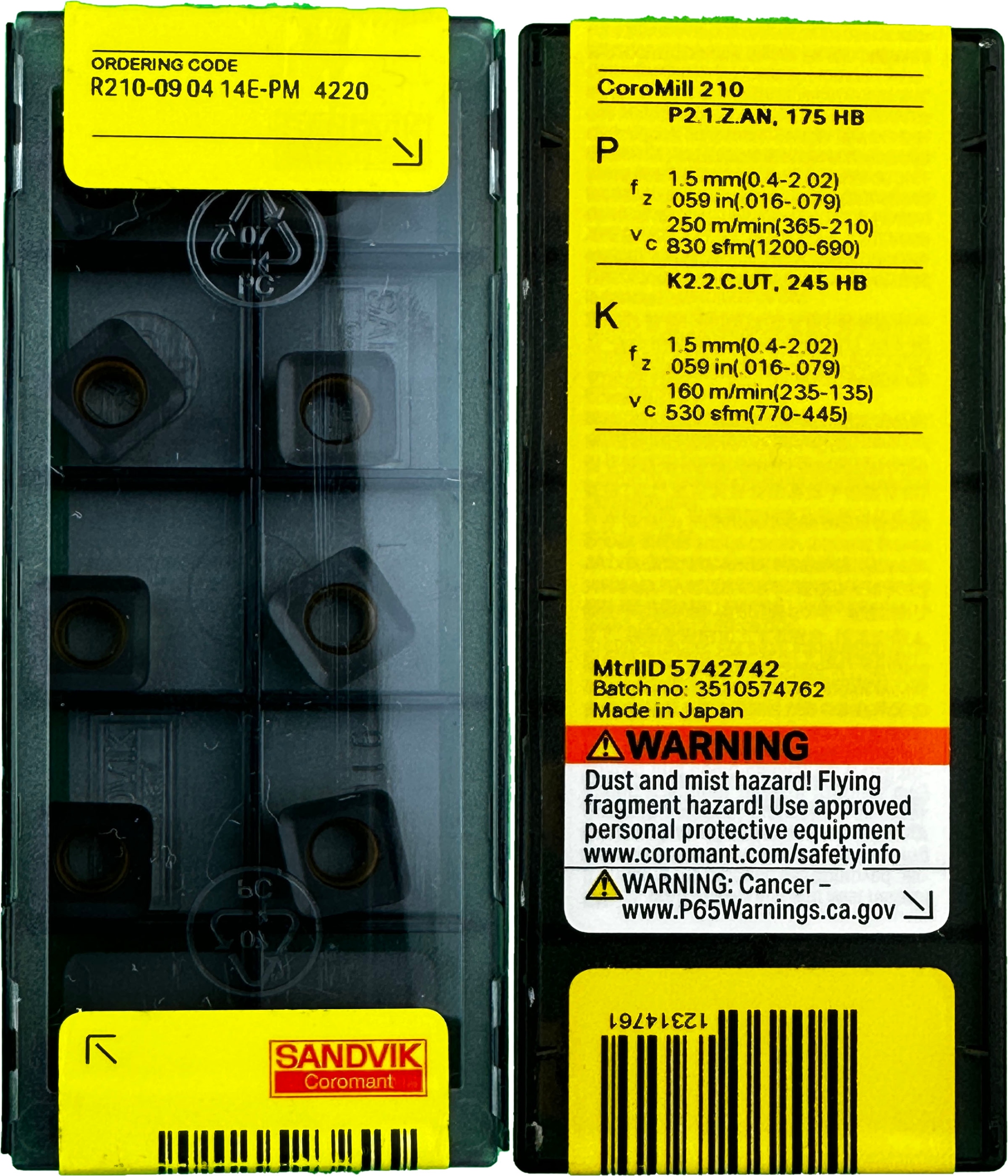 Płytki R210-090414E-PM 4220 SANDVIK • Cena, Opinie • Płytki ...