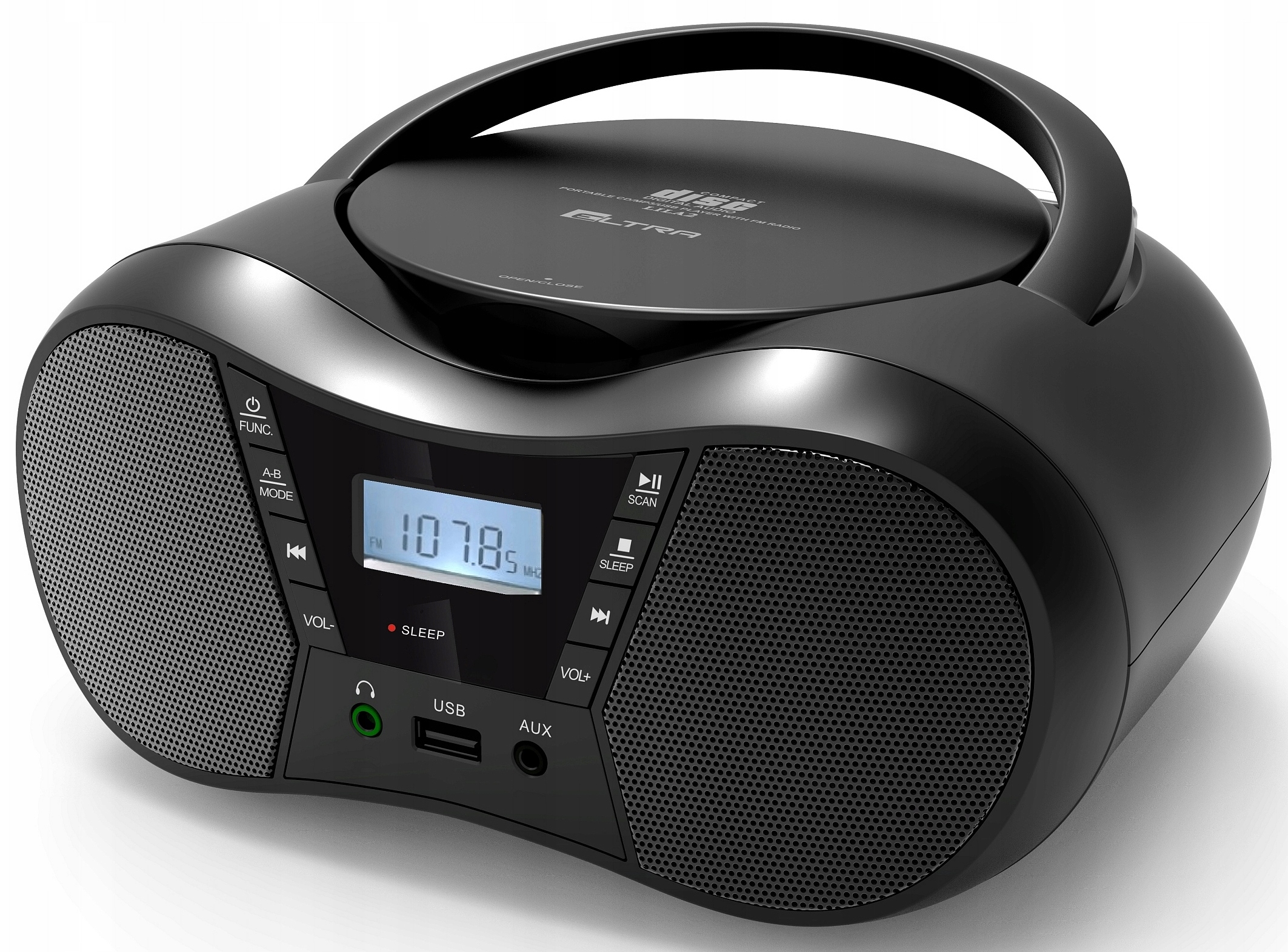 Radioodtwarzacz Eltra Lila 2 CD MP3 USB Bluetooth czarny - Sklep ...