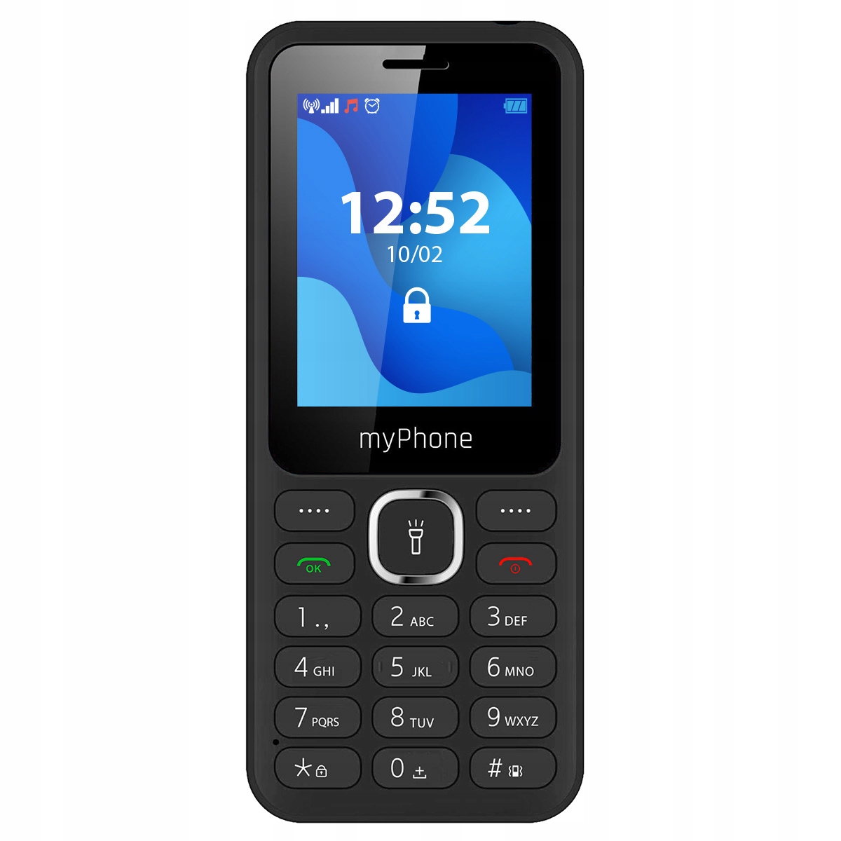 Telefon komórkowy dla seniora MYPHONE 6320 JAZZ Czarny Bluetooth Dual ...