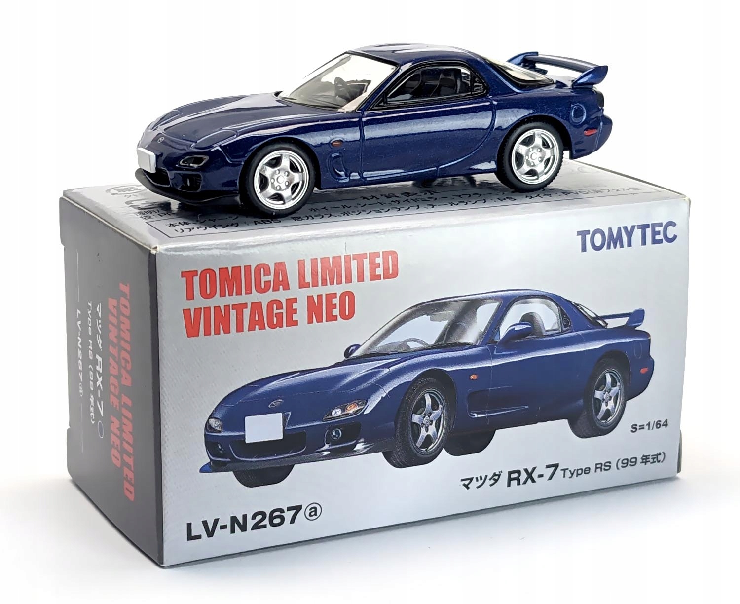 TOMICA MAZDA RX-7 TYPE RS LV-N267a METALOWY (4543736320425) • Cena ...