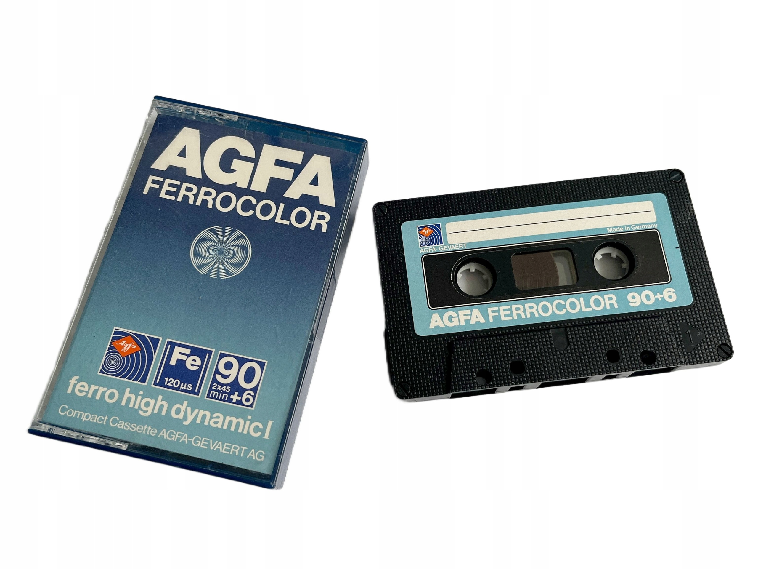 Kaseta magnetofonowa AGFA FERRO COLOR 90+6 / 1978r • Opinie - Allegro