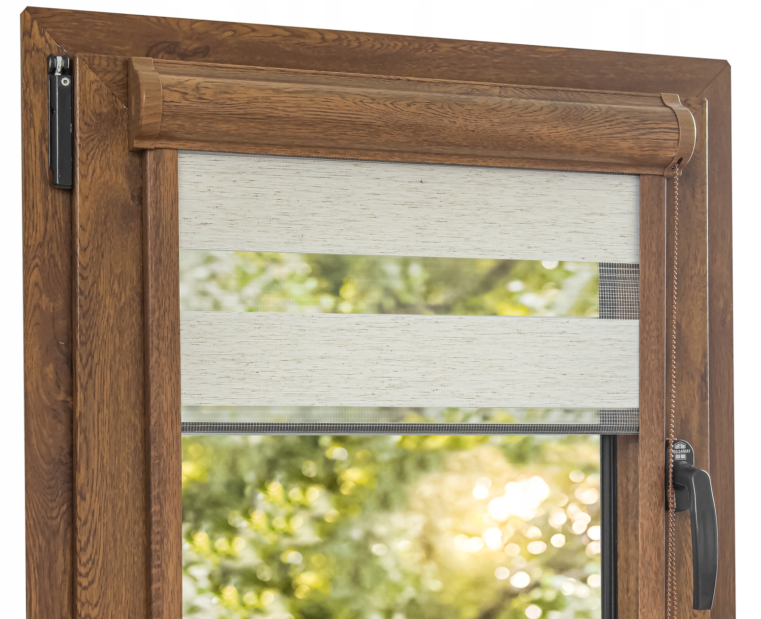 Rolety dzień noc wewnętrzne w kasecie z prowadnicami ALUMINIOWYMI typC ...