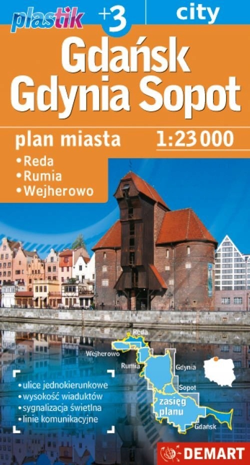 Gdańsk Gdynia Sopot +3 Plan miasta 1:23 000 Praca zbiorowa - 20.00PLN - Allegro - Raty 0% ...