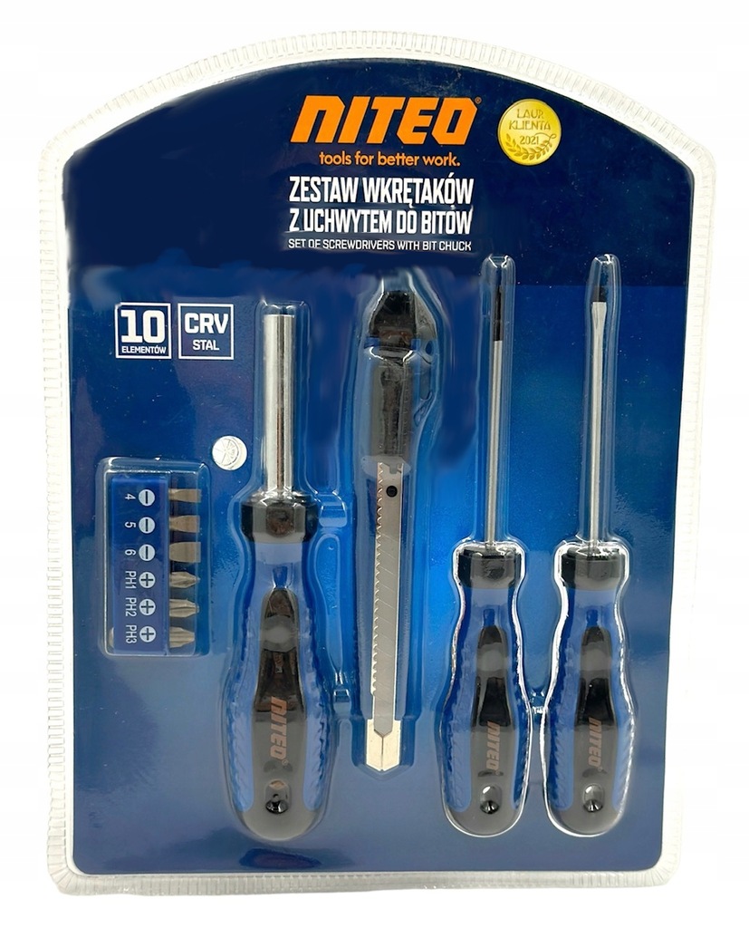 Zestaw narzędzi Niteo Tools x 10 el. - porównaj ceny - Allegro.pl