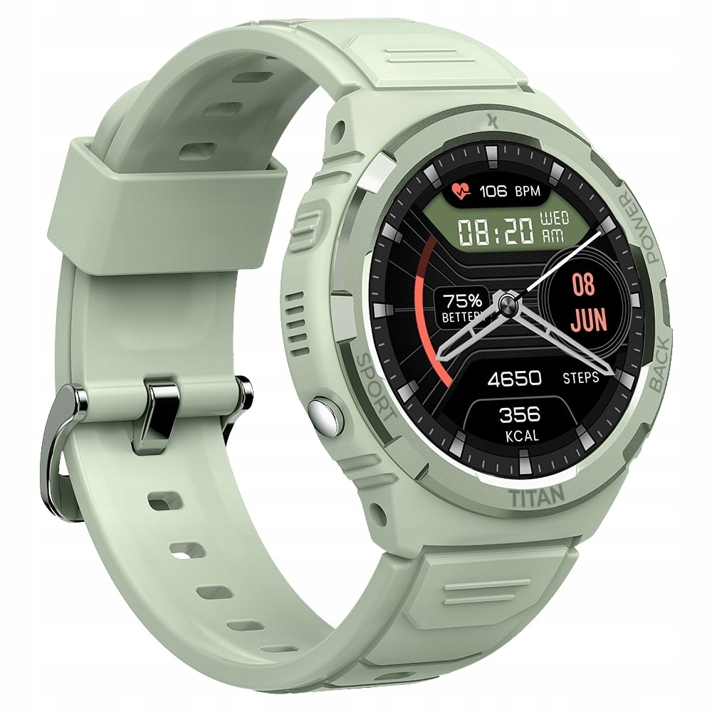 Maxcom FW100 Titan Valkiria 1,3" 300 mAh Smartwatch Mätový za 87.60EUR - Allegro