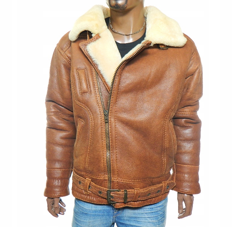 KURTKA MĘSKA SKÓRZANA PILOTKA W&ROGERS 14750592157 - Allegro.pl