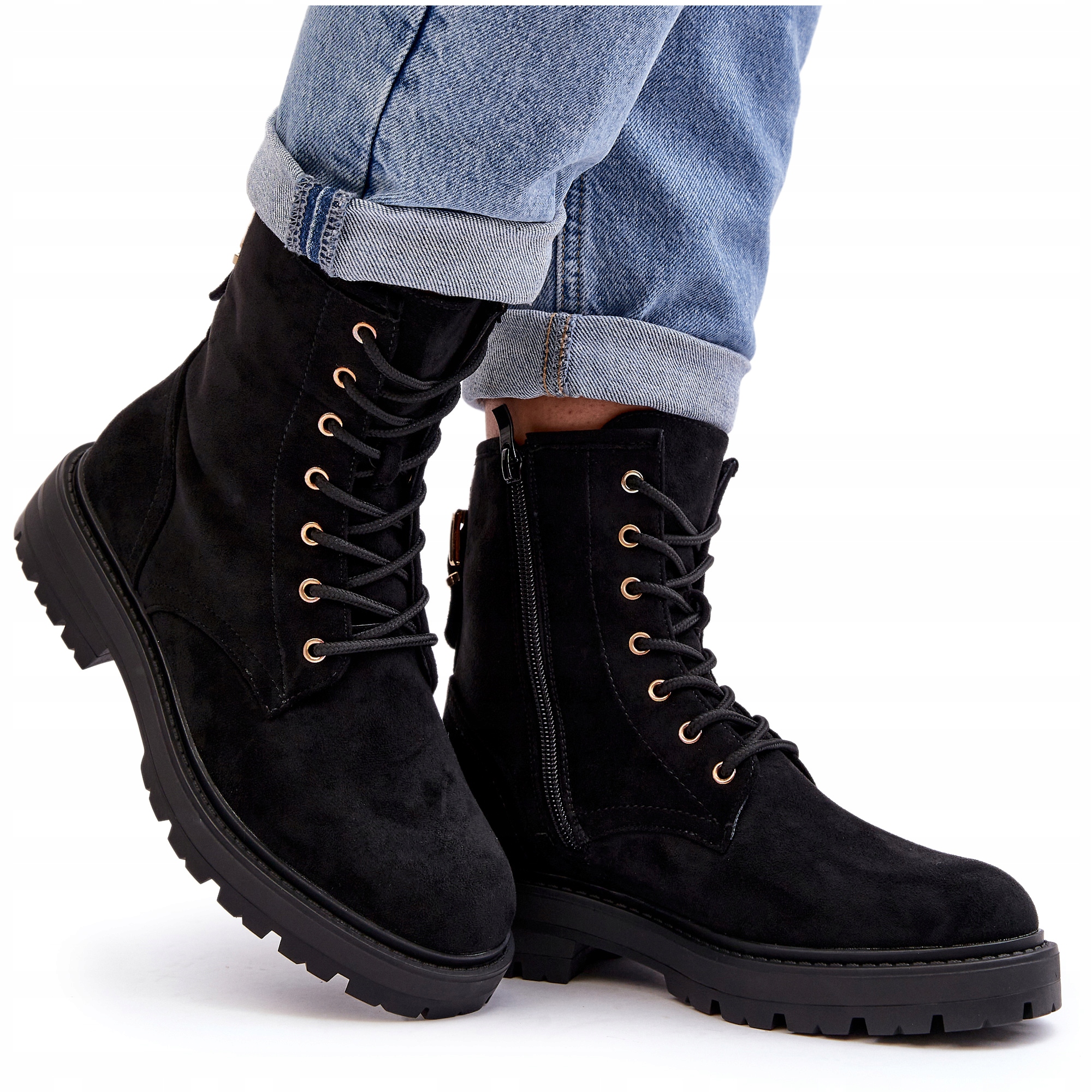 Butosklep botki damskie płaski obcas rozmiar 37 (5905677956269) • Cena ...