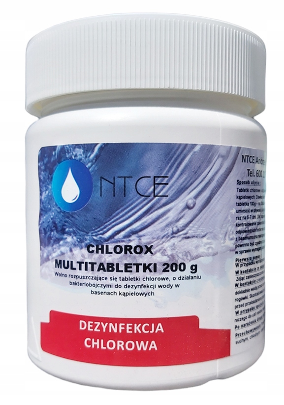 Chlor tabletki Ntce 0,4 kg 0,5 l (5903899665044) • Cena, Opinie ...