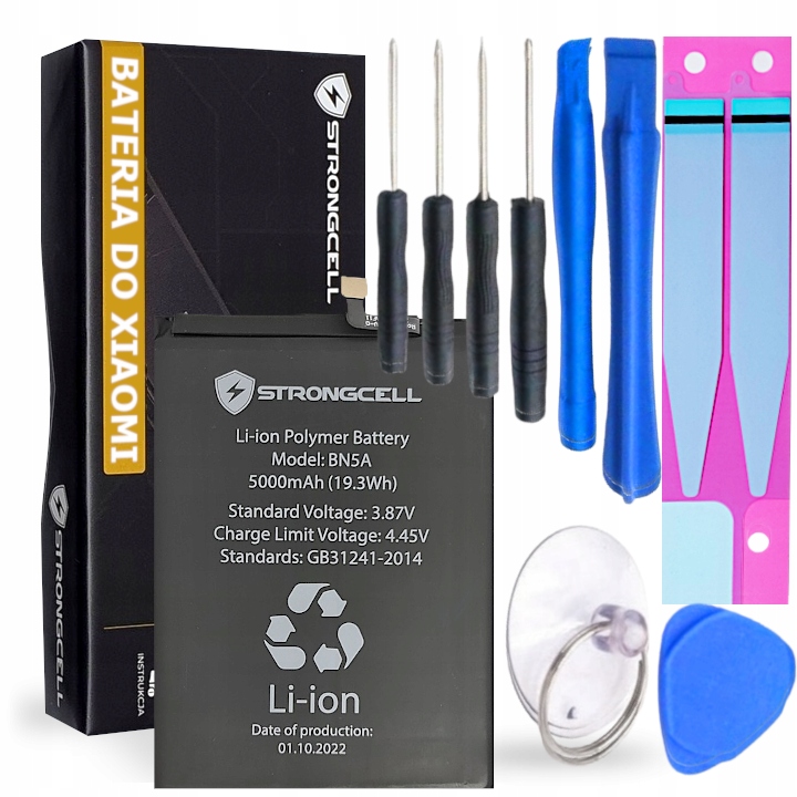 Battery Xiaomi Redmi Note 10 5g / Poco M3 Pro 5g Bn5a Strongcell + Tool ...
