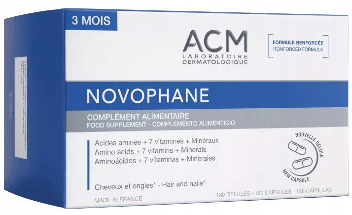 NOVOPHANE włosy paznokcie ACM 60 kaps. 13208280998 - Allegro.pl