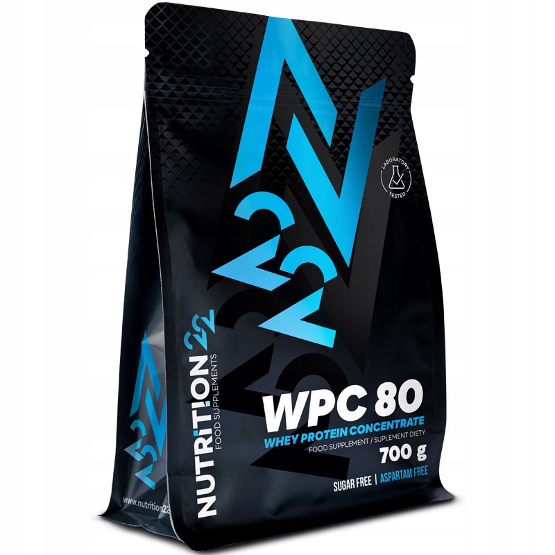 NUTRITION22 WPC 80 700g BIAŁKO PO TRENINGU WZROST MIĘŚNI - 5905616130293 - 17391594276 - Allegro
