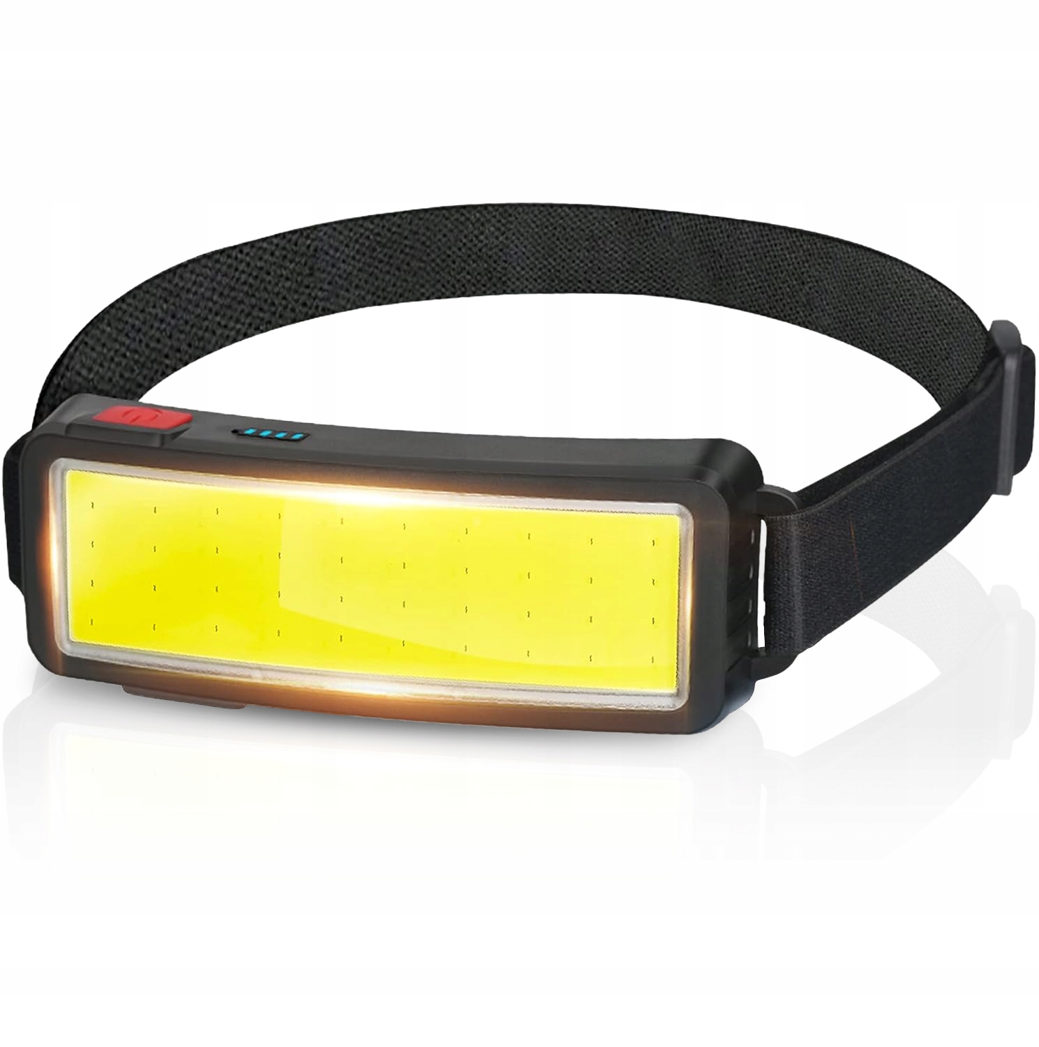 LATARKA CZOŁOWA LED REFLEKTOR NA GŁOWĘ USB COB akumulatorowa ...